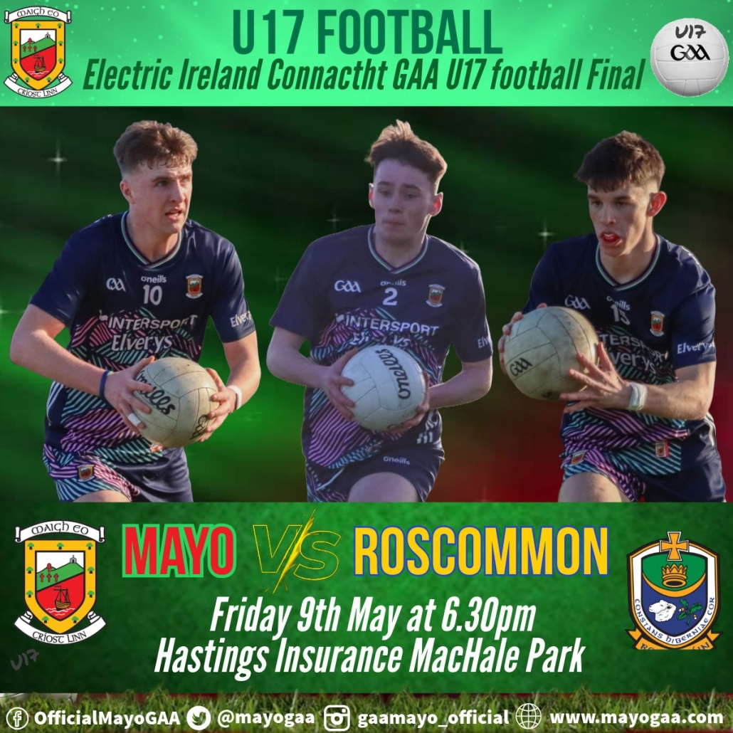 Mayo GAA U17 Football Team Announced – Mayo GAA